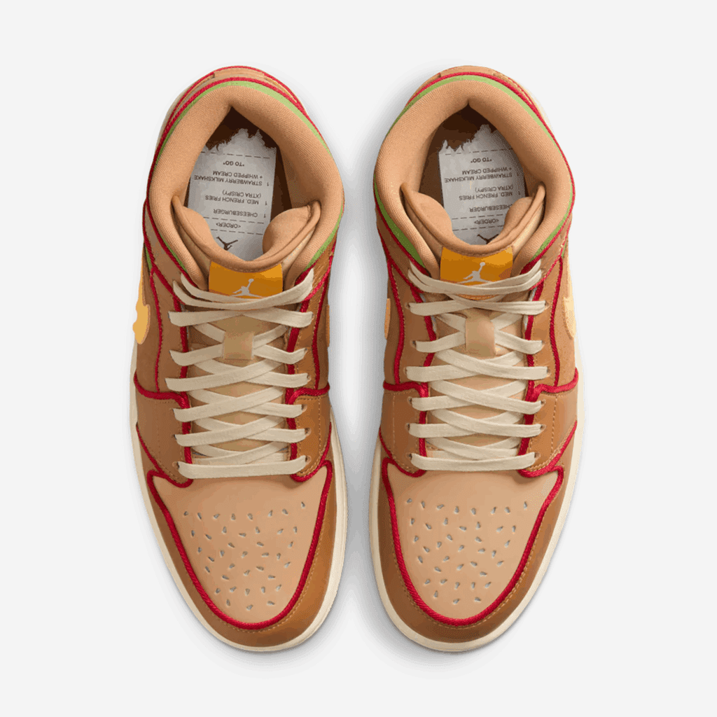AIR JORDAN 1 MID SE "CHEESEBURGER" - Yolu Originals